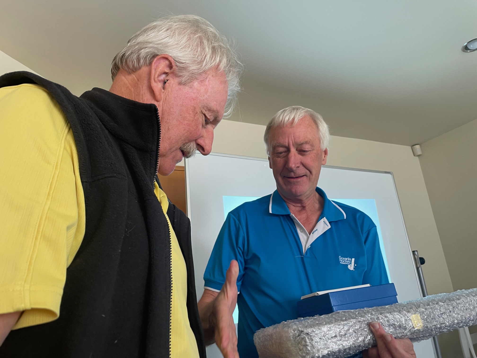 David Peebles Awarded OHF Life Member - Oceania Hockey Federation